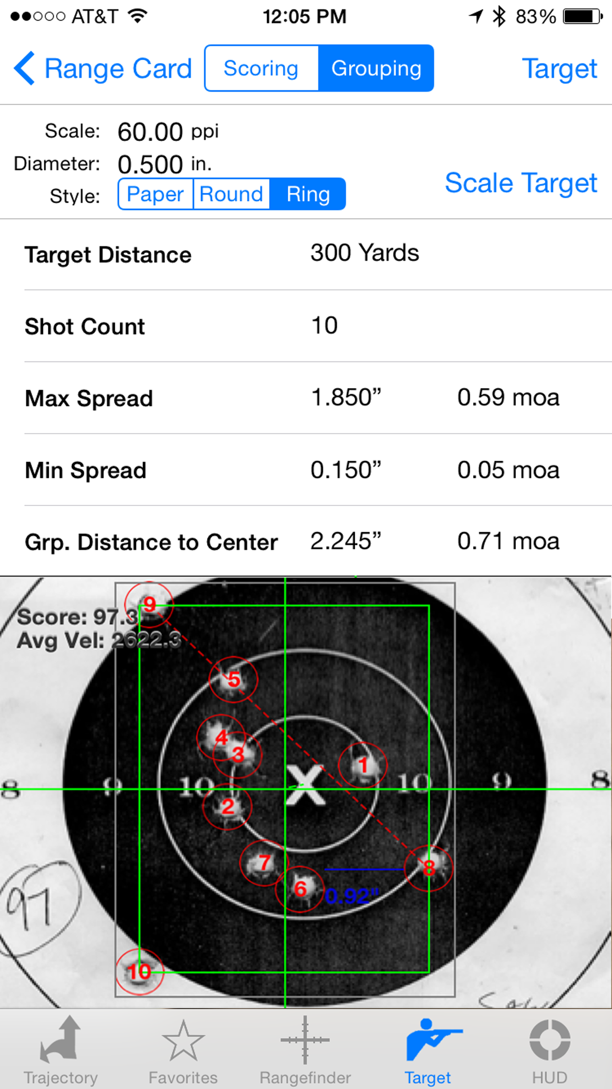 4-target-log – Ballistic App